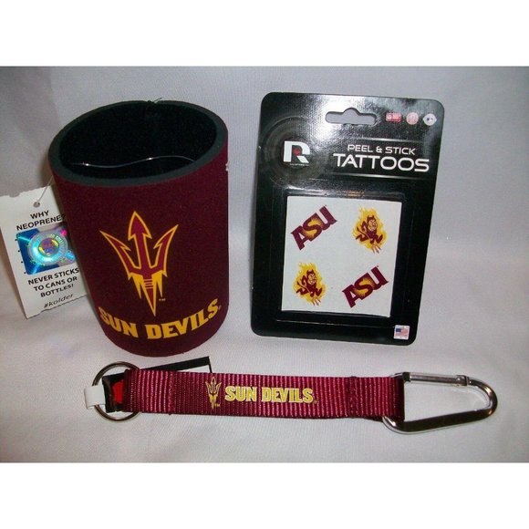 Forever Collectibles | Accessories | Asu Lanyard Key Chain Face Tattoos ...